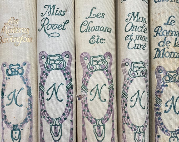 One French Vintage Hardcover Book, Nelson Edition, Literature From ...