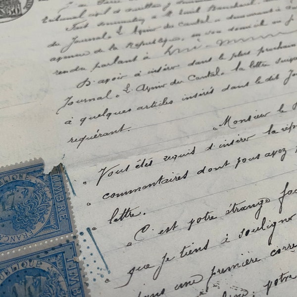 Antique Handwritten Papers - Etsy