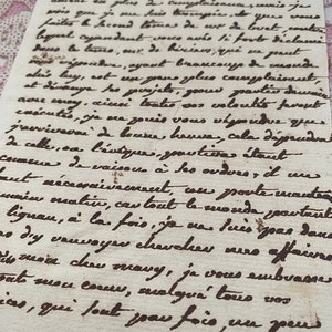 Collection of Antique 18th Century Aristocratic Letters to the Marquis ...