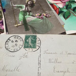 12 Vintage French Postcards for the Feast Day of Saint Catherine, Paper ...