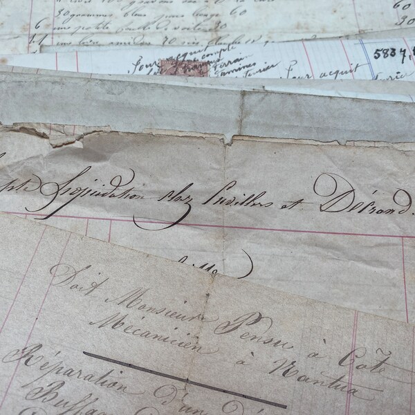 Handwritten Ledger - Etsy