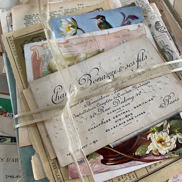 French Ephemera - Etsy