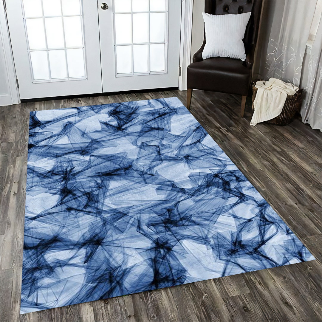 Blue Marble Rug,luxury Rugs,modern Rug,rugs for Bedroom Aesthetic,rugs ...
