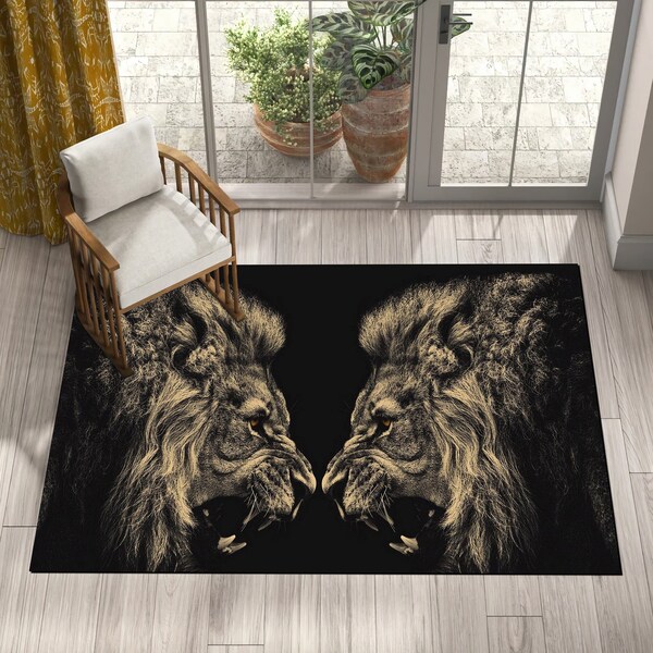 Lion Rug - Etsy