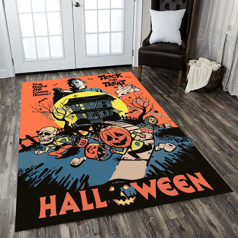 Halloween Rug - Etsy
