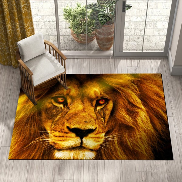 Lion Rug - Etsy