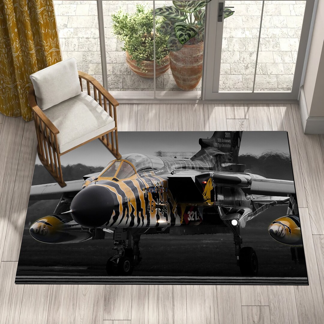Soldier-topgun-military-airplane-war Plane Rug,aircraft Rug,kids Room ...