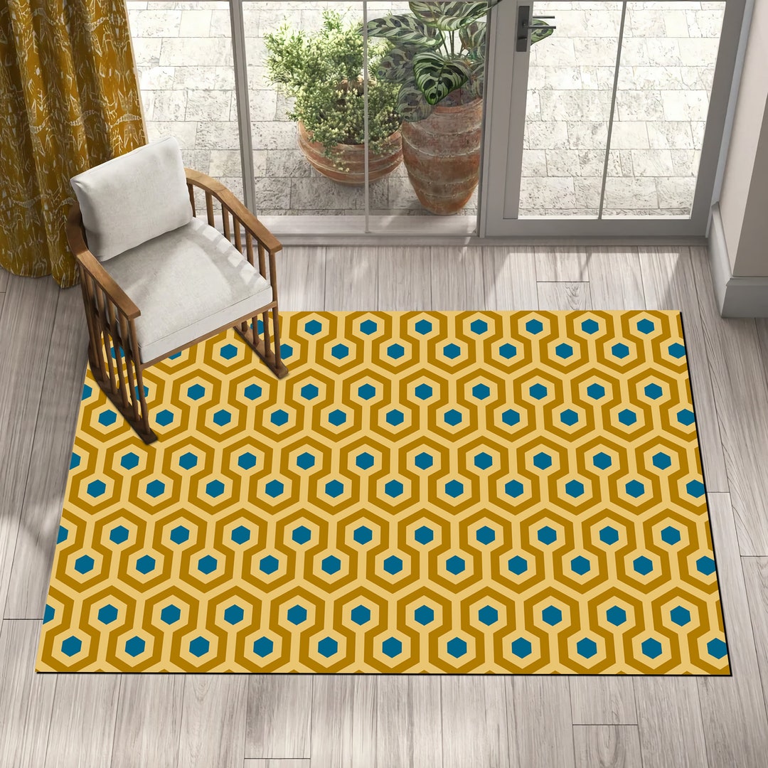 Honeycomb Rug the Shining Overlook Hotel Area Rug Overlook - Etsy