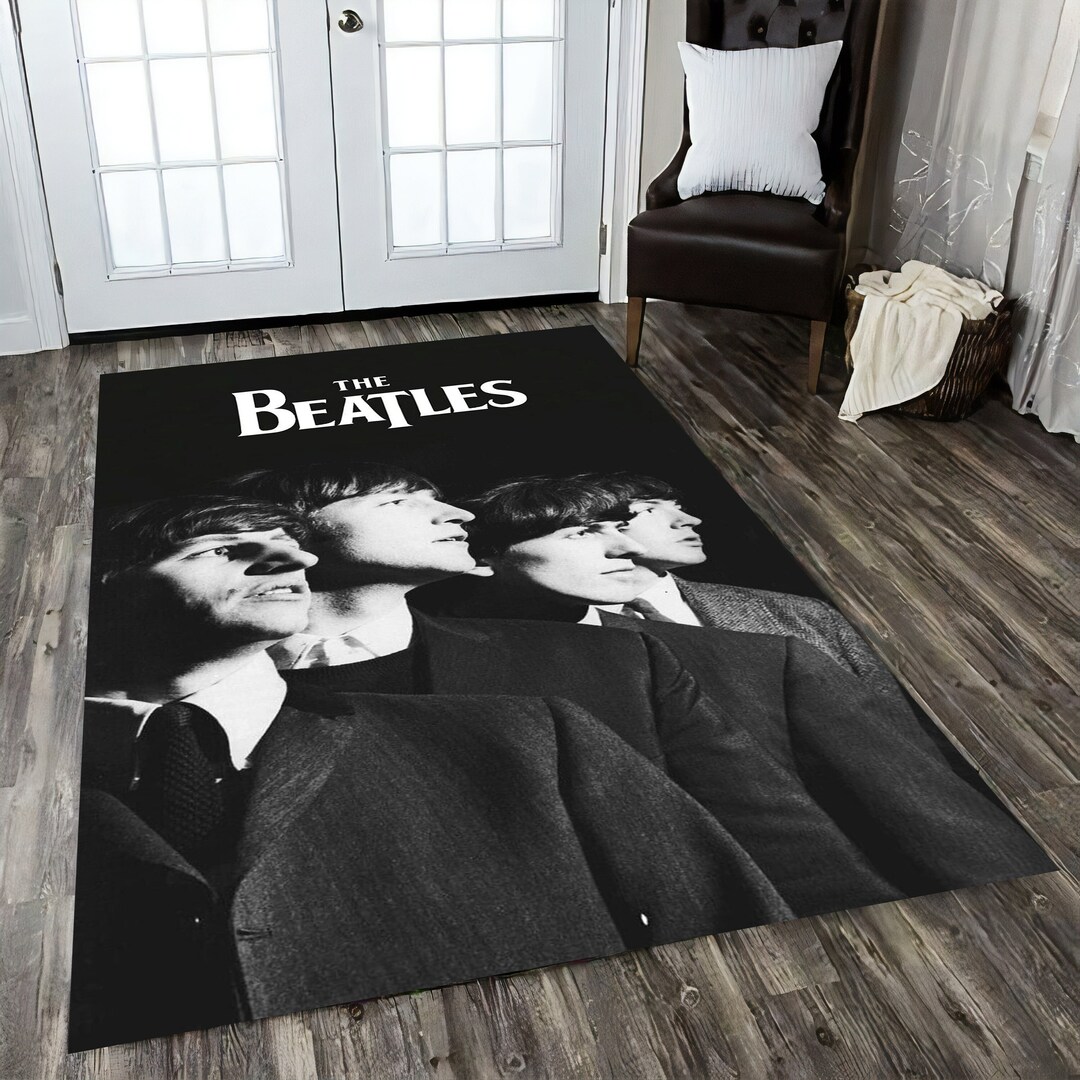 The Beatles Rug, Beatles Carpet, Beatles Band Rug, Rugs for Bedroom ...