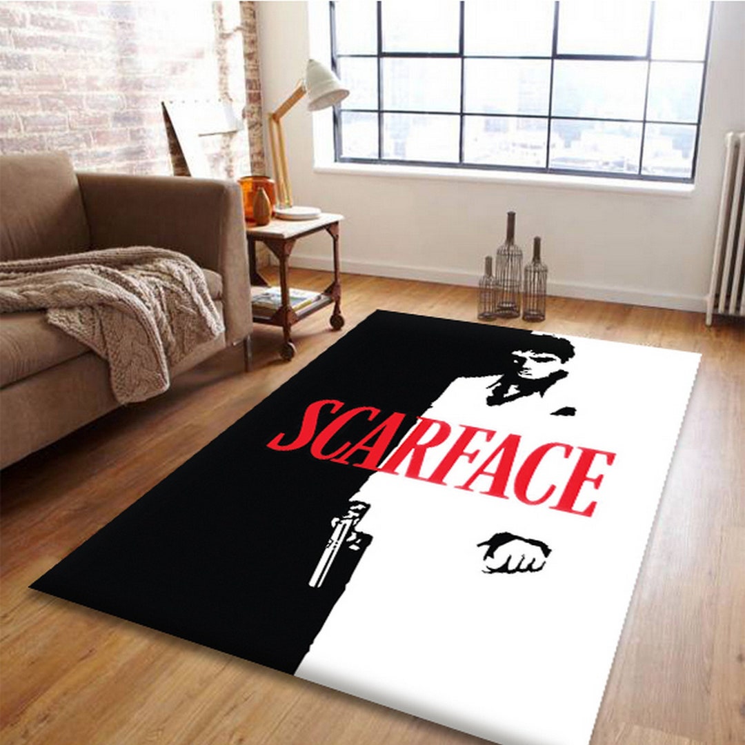 Scarface Rug, Toni Montana-alpachino Fan Carpet, Area Rug, Modern Rugs ...