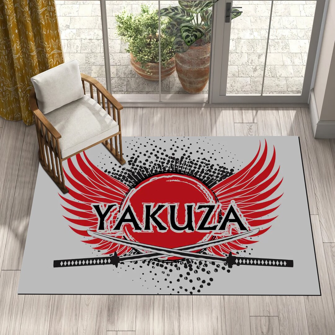 Yakuza Rug, Japan Art, Samurai-ninja Rugs, Rugarts, Rugs for Living ...