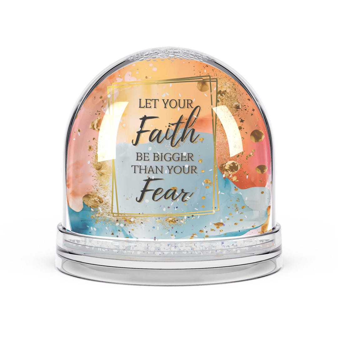 Christian Snow Globe - Christian Religious Home Decor - Christmas ...