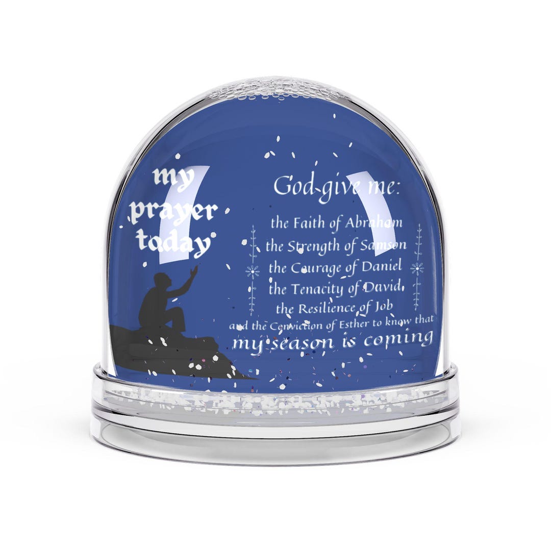 Christian Snow Globe, Religious Home Decor, Inspirational Gift ...