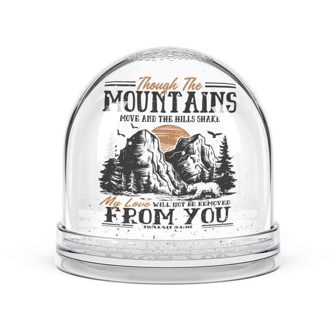 Christian Snow Globe: Religious Christmas Decoration, Inspirational ...