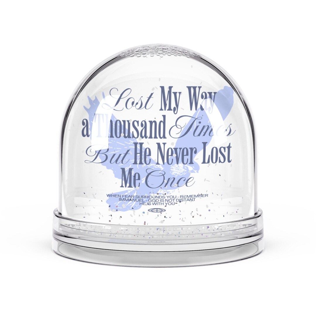 Christian Snow Globe, Religious Home Decor, Inspirational Gift ...