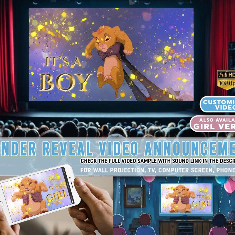 Gender Mickey Video - Etsy