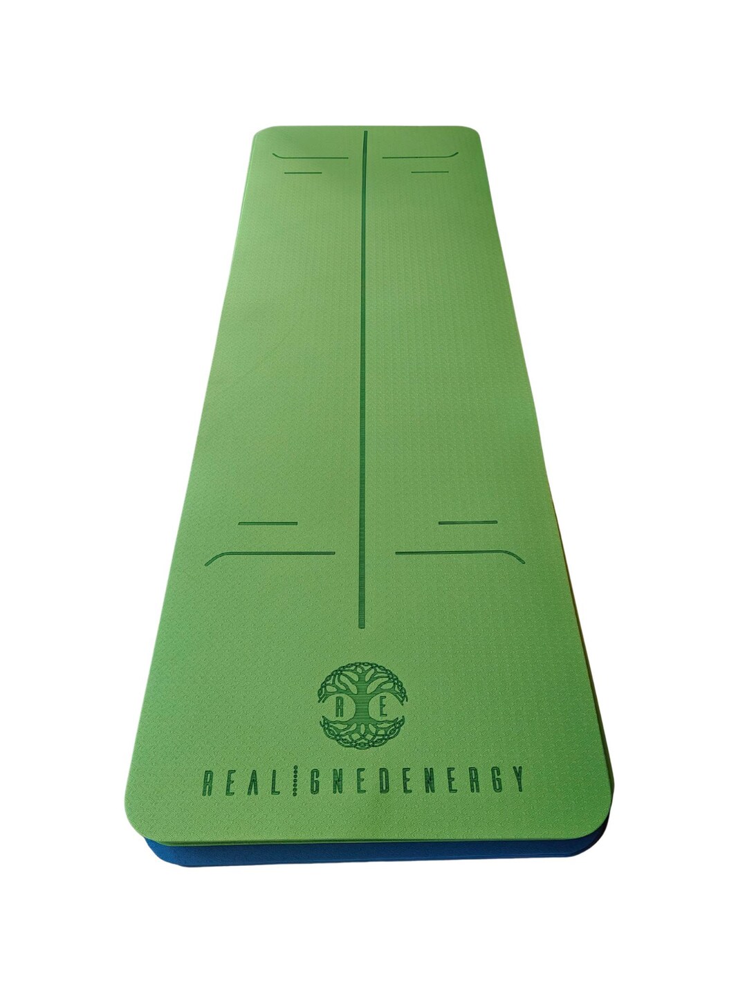 Eco-friendly Yoga Mat, 6mm Organic Exercise Mat With Strap | Pilates ...