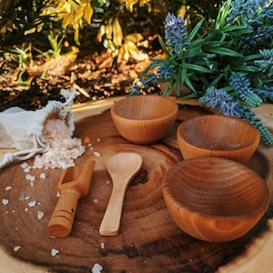 Wooden Potion Play Set - Wooden Bowls and Spoons - All Natural Toys ...