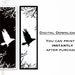Printable Crow Bookmark Set for Reader Gift, Raven Black & White ...