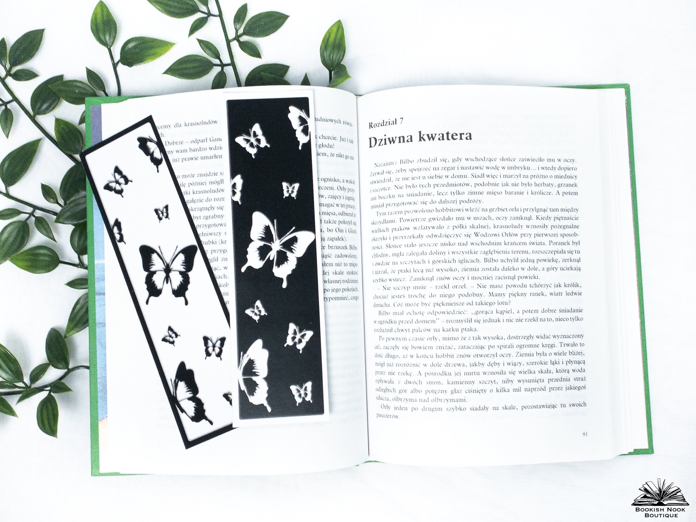 Printable Butterfly Bookmark Set for Bookworm, Stocking Stuffer ...