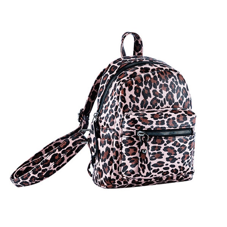 Micro Mini Leopard Backpack - Etsy