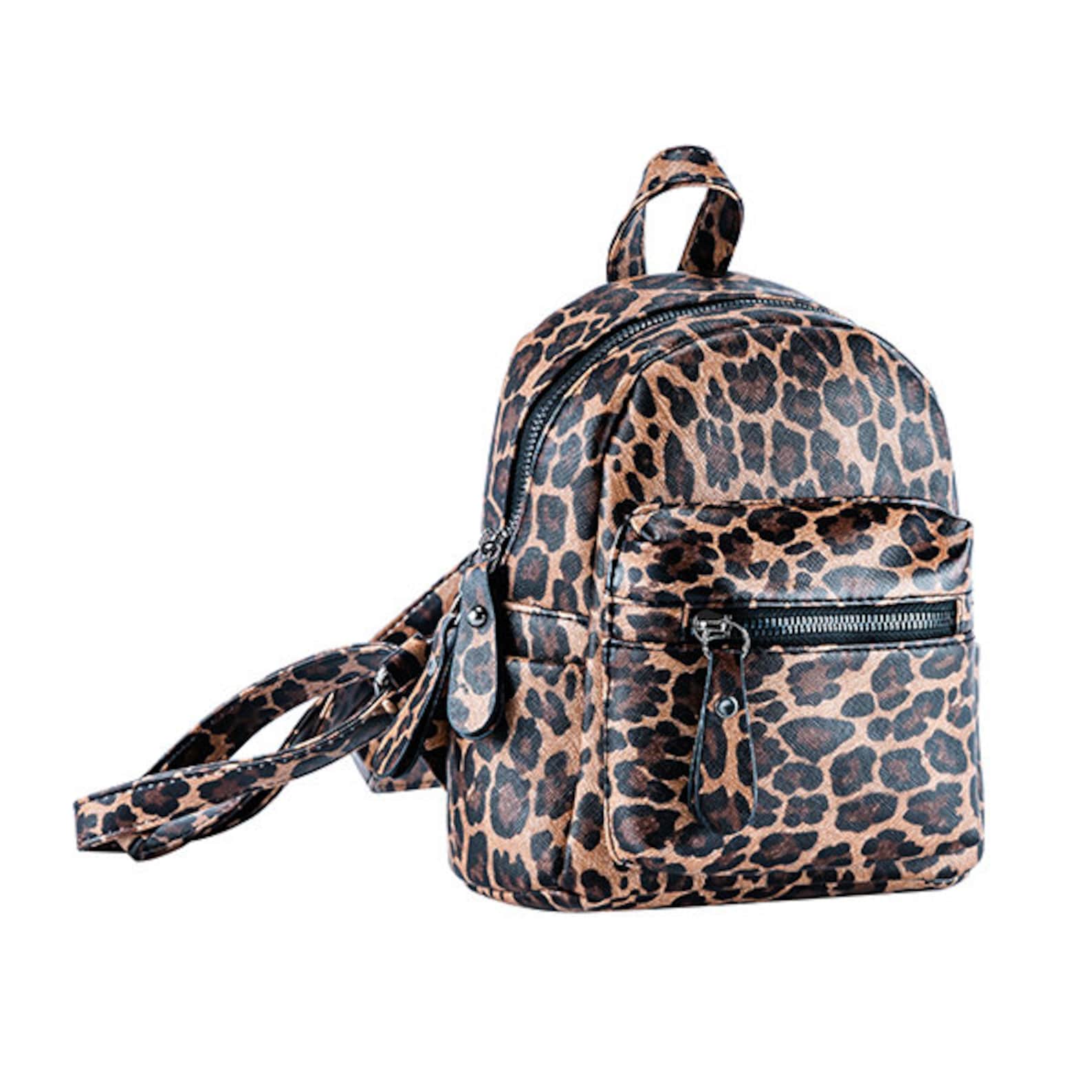 Micro Mini Leopard Backpack - Etsy