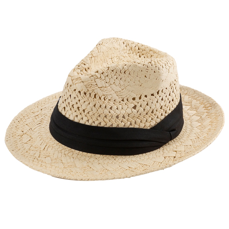 Ladies Straw Fedora Hats - Etsy