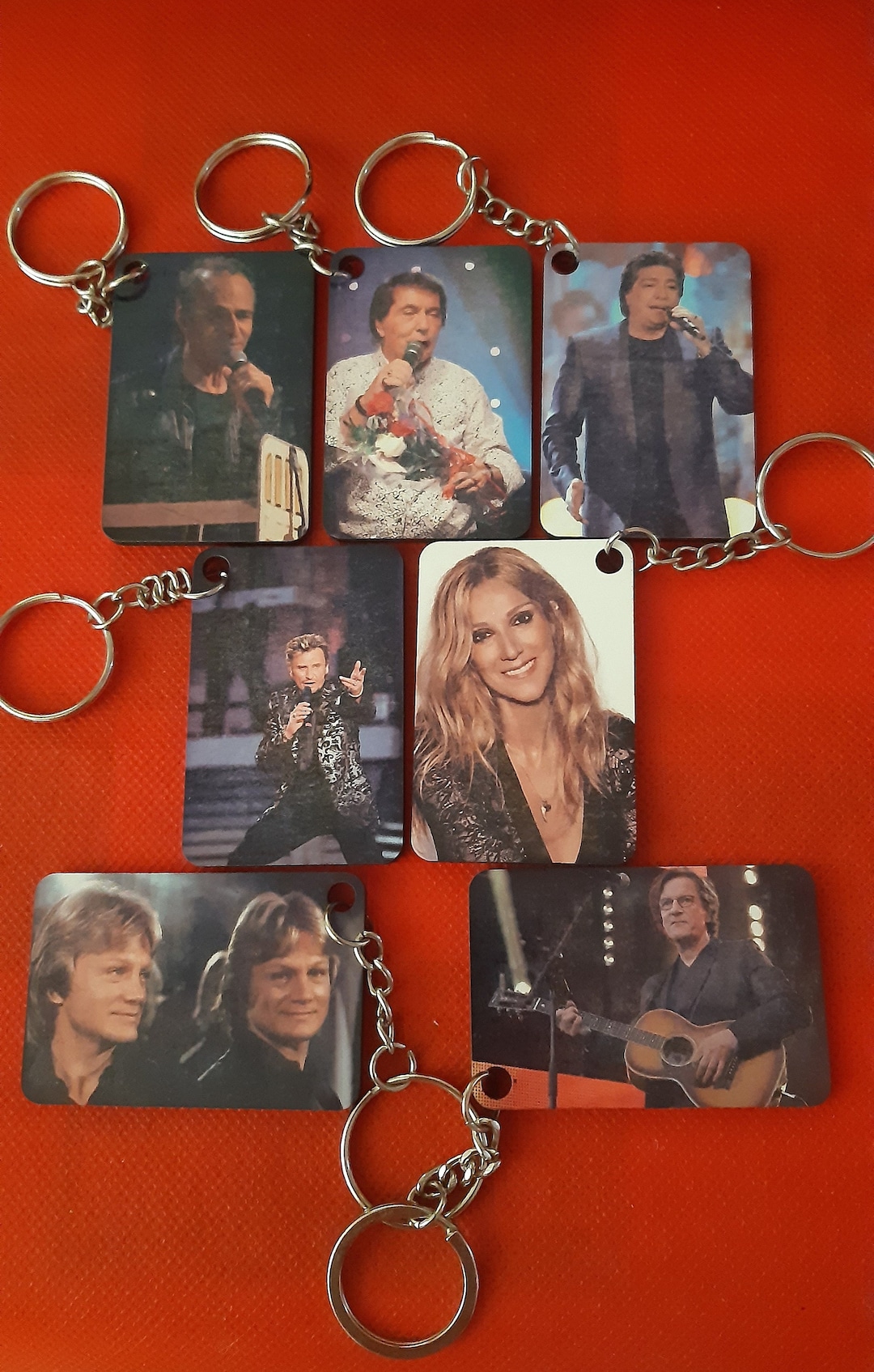 Celebrity Keychain Personalized Printing on Linden Wood. - Etsy