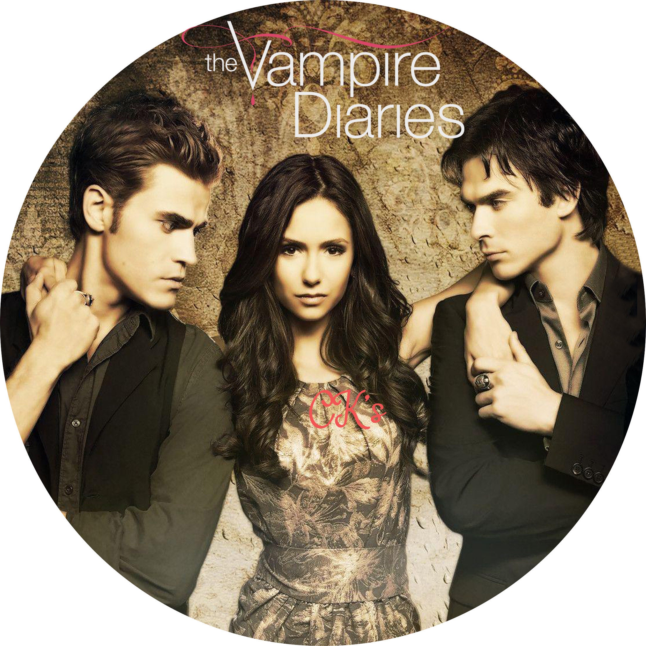 The Vampire Diaries Theme Edible Image Cake Topper - Etsy España