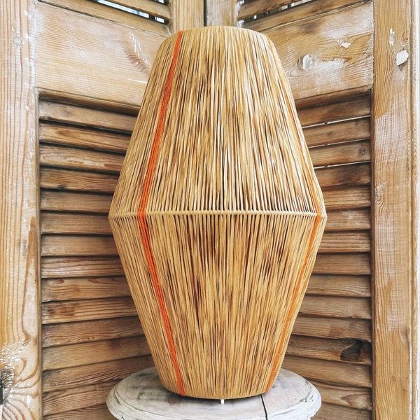 Raffia Lamp - Etsy