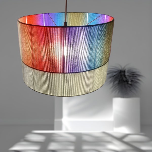 Colorful Drum Lampshade - Etsy