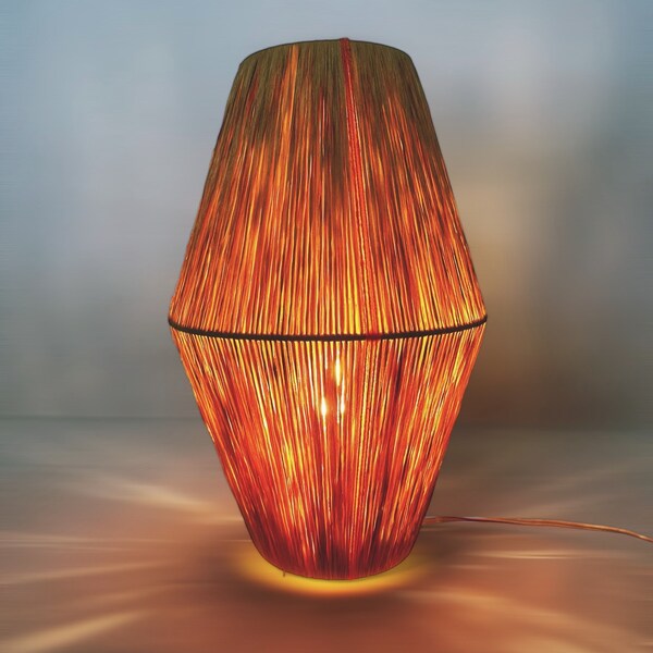Raffia Lamp - Etsy
