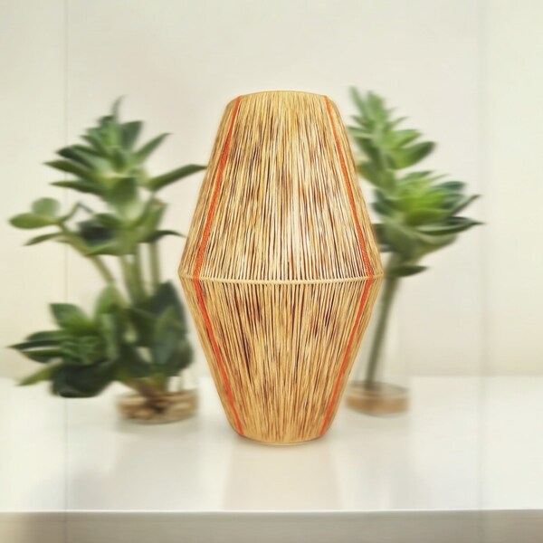 Raffia Nightstand - Etsy