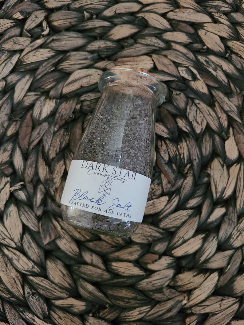Black Salt Witches Salt Protection Salt Banishing Hex & - Etsy
