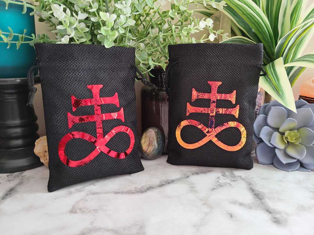 Demon Sigil Bags Demonology Demonolatry Spell Bag Stone - Etsy