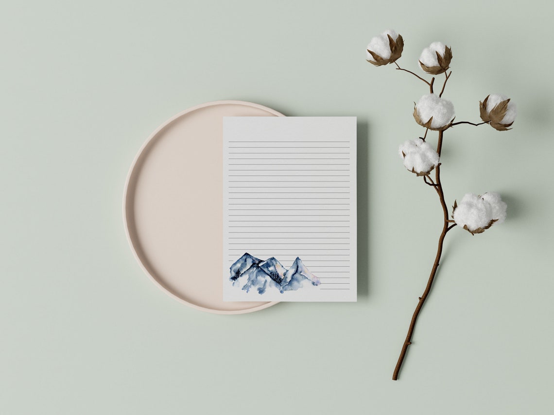 Printable Aesthetic Stationery Papers Digital Download | Etsy