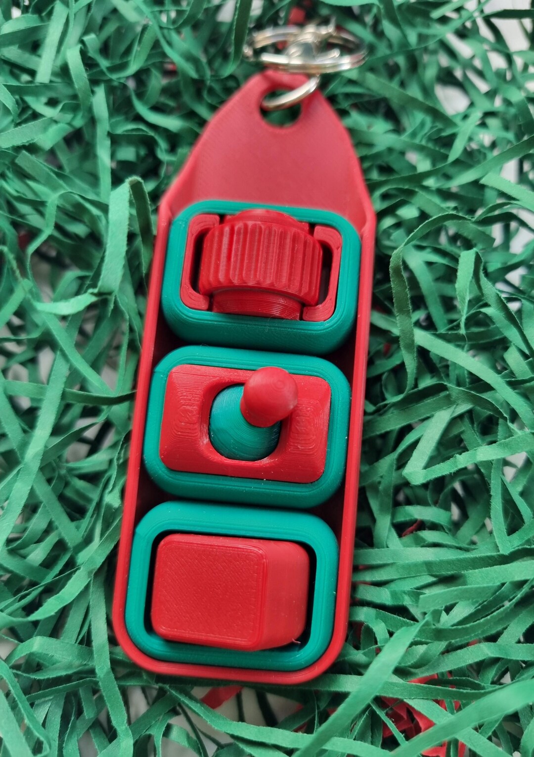 Christmas Fidget Keychain Bundle: Gift Wrapped Fidget Toy Set - Etsy