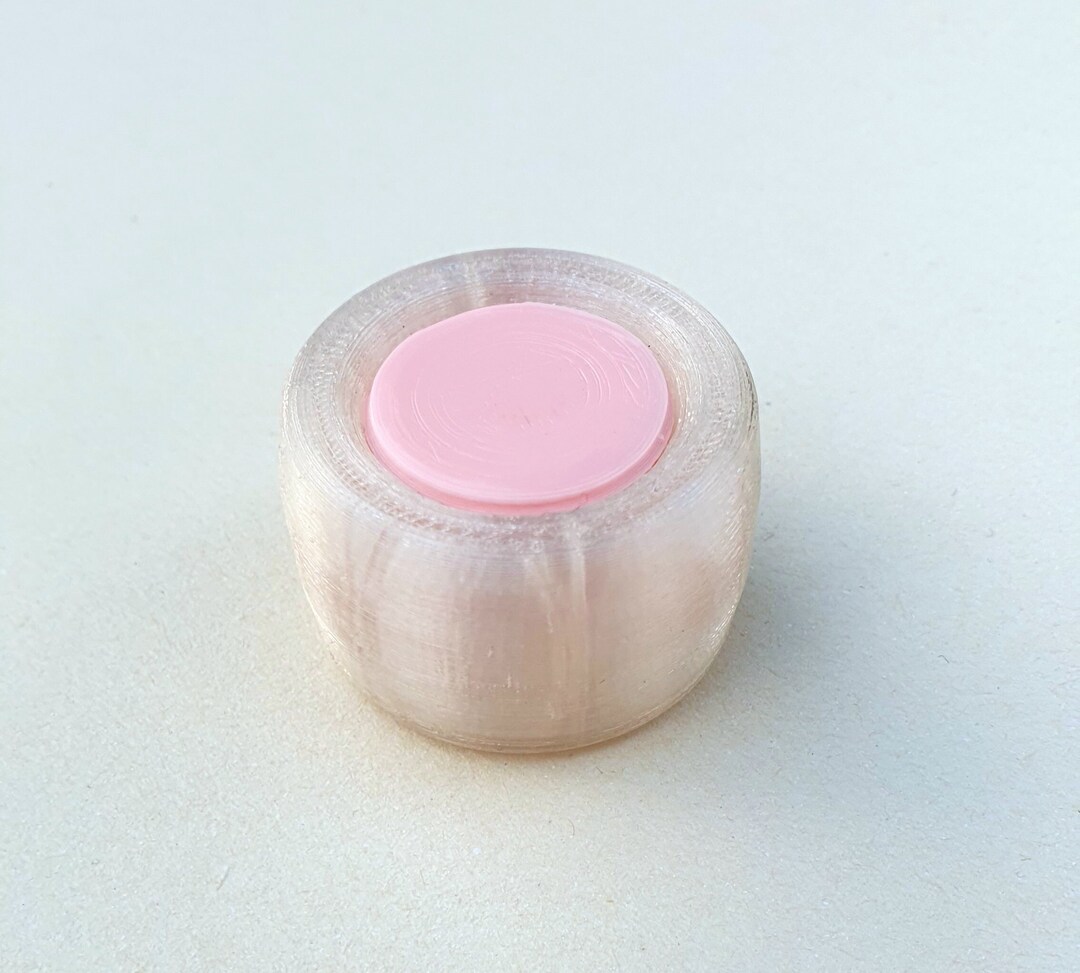 Spring-loaded Crystal Effect Push-button Fidget Unique Pretty Sensory ...