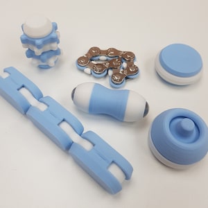 Collection of Quiet Fidgets - Ideal for Office Use, Work Meetings ...