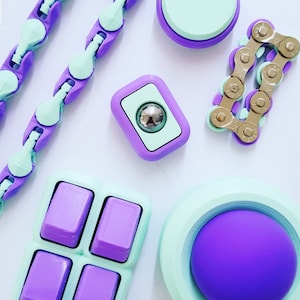 Mini Squidgy - Soft, Silent Desktop Fidget - Etsy