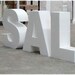 Largely Sized 3D Foam Letters Blocky Sturdy| Self Standing 3D Foam ...