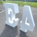 Large Self-standing Styrofoam Letters and Numbers | Custom 30" Tall 3D ...