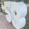 Giant Prop Numbers for Birthday Parties | Custom Made Self Standing ...