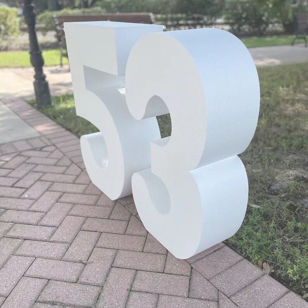 Giant Numbers - Etsy