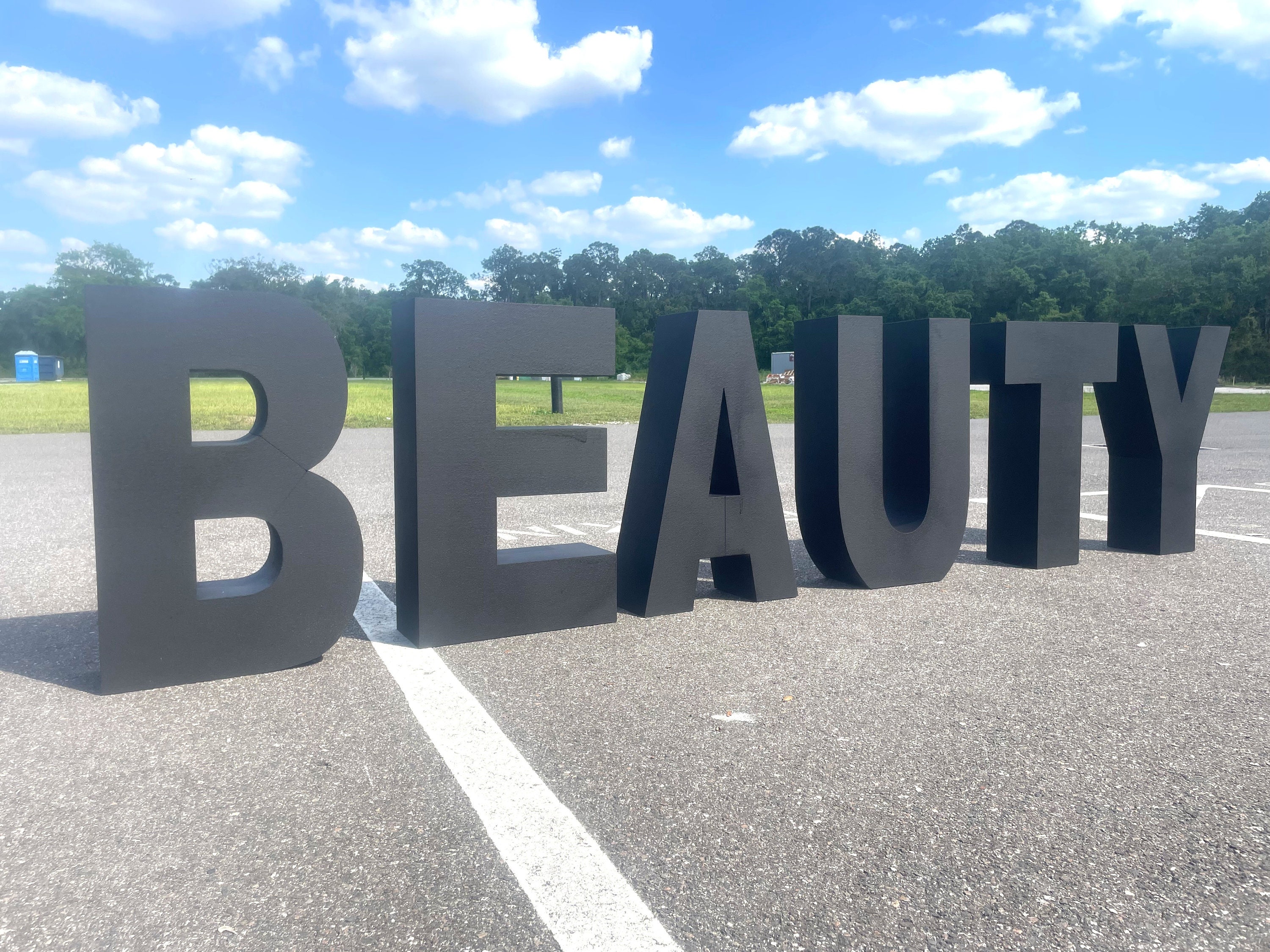 Giant Painted Letters | 2.5ft Tall 30" Tall Personalized Paintable ...