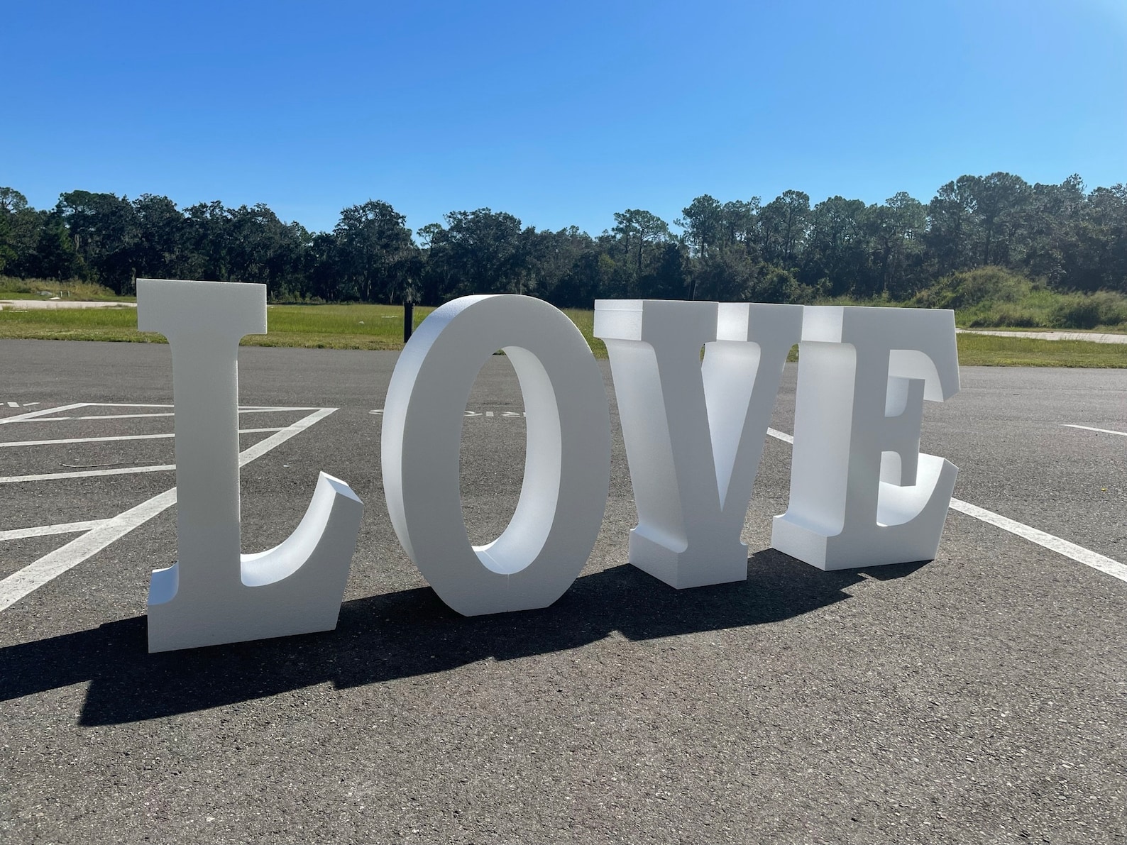 Big Self Standing Styrofoam Letters | 30" Tall Custom 3D Names | Large ...