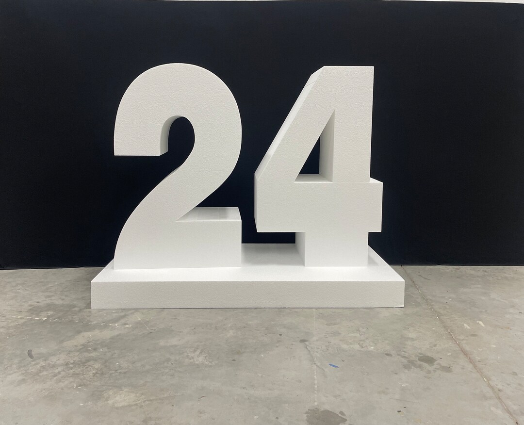 Giant Prop Numbers for Birthday Parties | Custom Made Self Standing ...