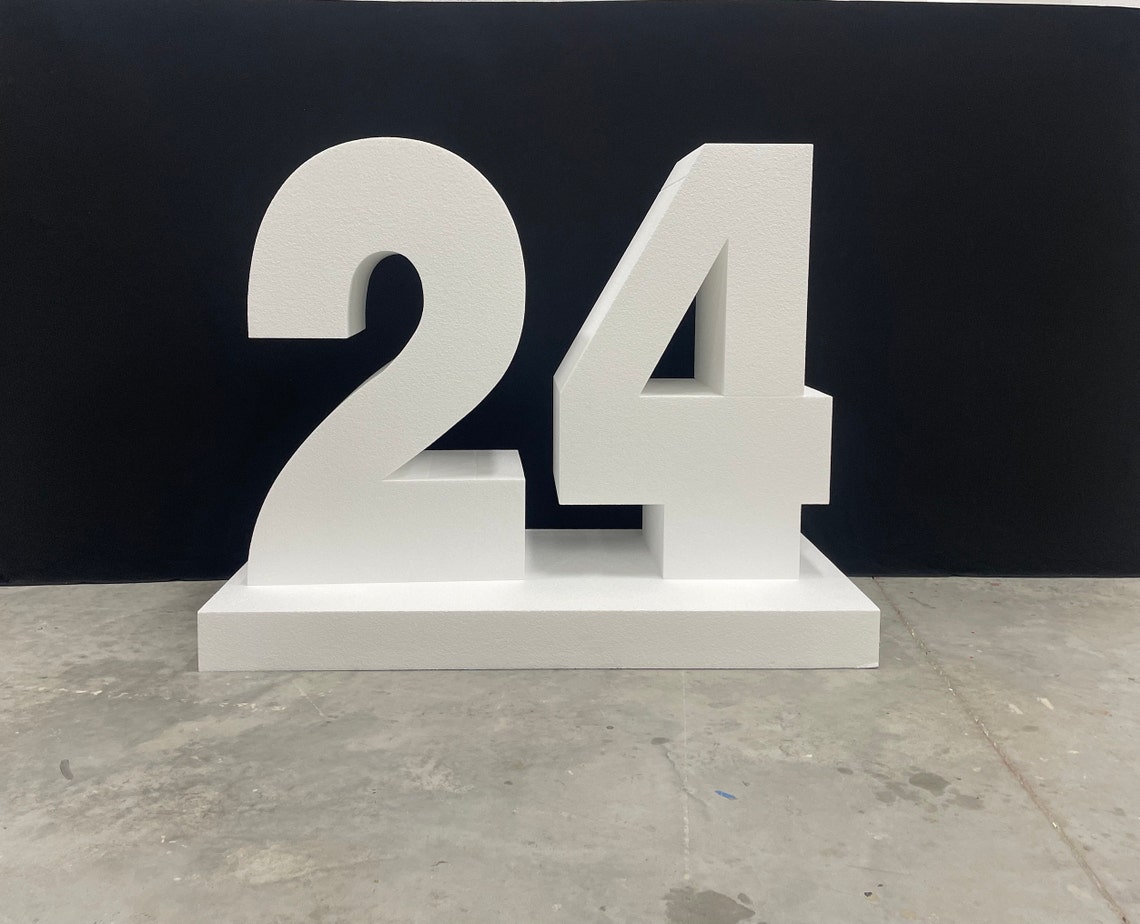 Giant Prop Numbers for Birthday Parties Custom Made Self Standing ...