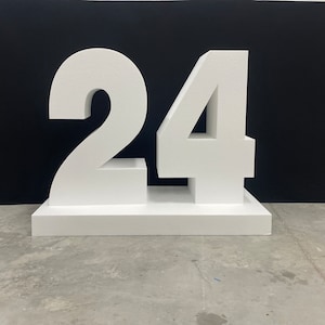 Giant Prop Numbers for Birthday Parties | Custom Made Self Standing ...