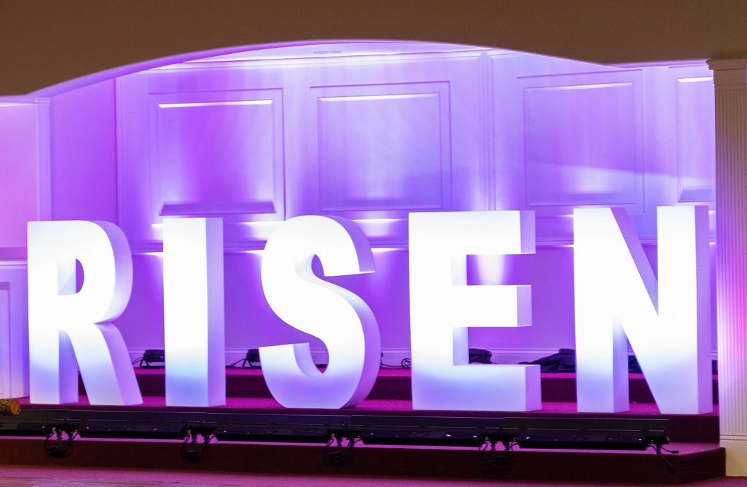 Big Sturdy Self Standing Letters | 30" Tall Customizable High Quality ...